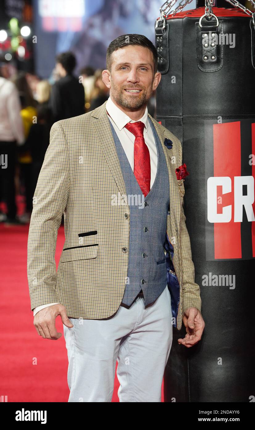 Alex Reid attends the European premiere of Creed III at Cineworld ...