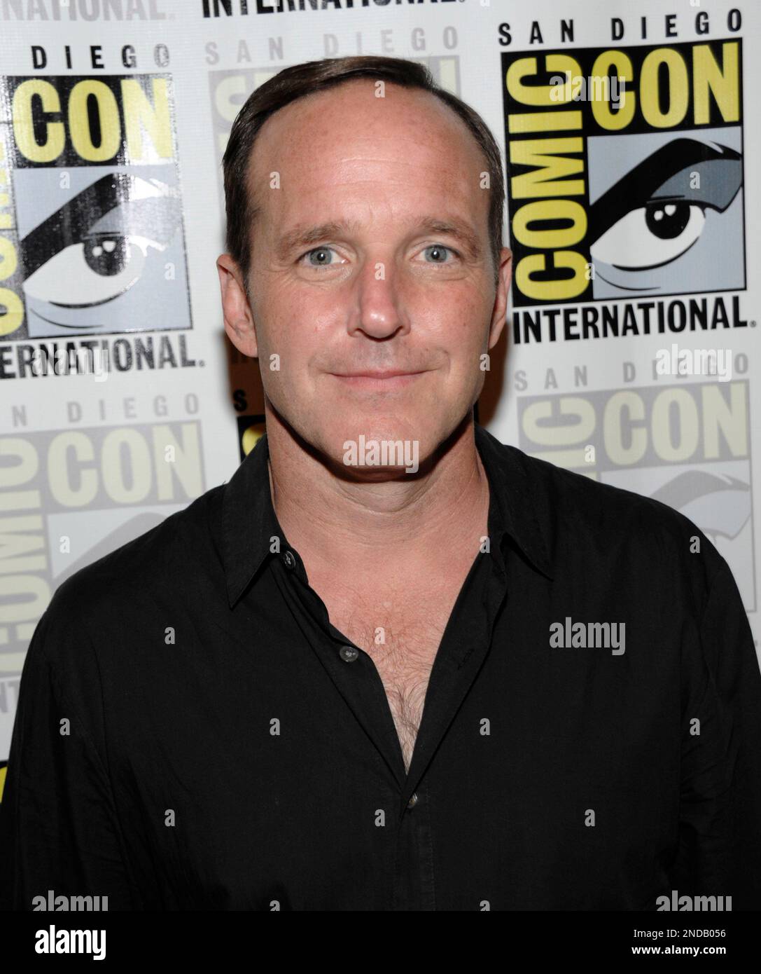Actor Clark Gregg arrives at a press conference for his feature film ...