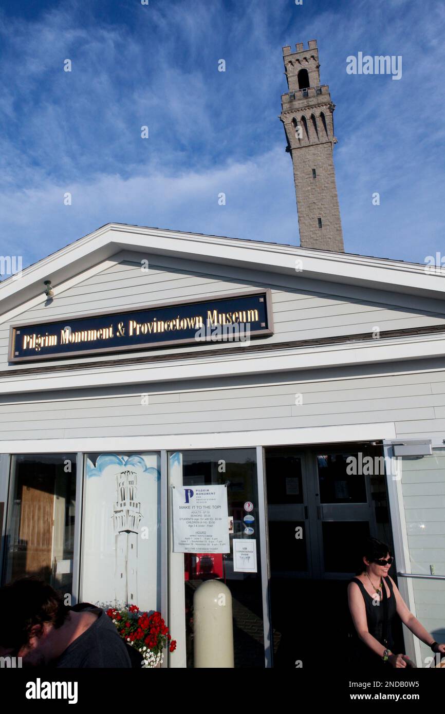 In this Thursday, July 29th, 2010 photo, visitors exit the museum at ...