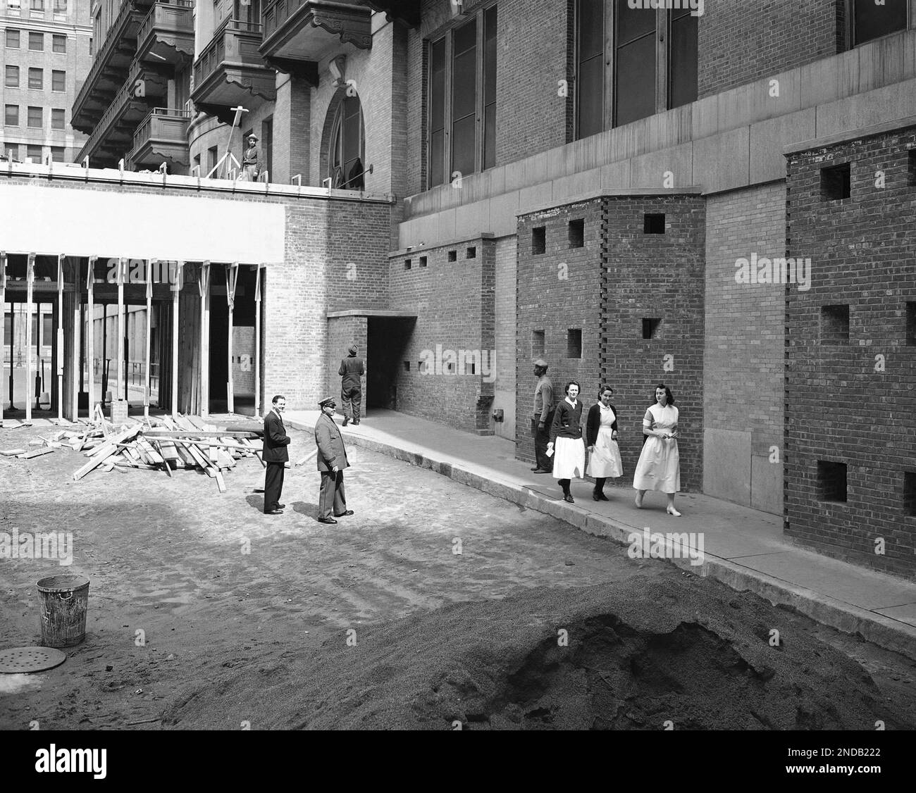 The special brick screen, fragmentation walls that have been built on ...