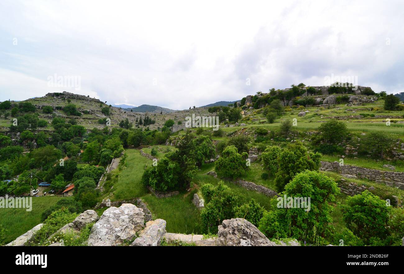 Selge Ancient City - Antalya - TURKEY Stock Photo - Alamy