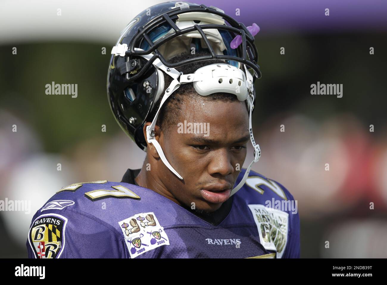 Baltimore Ravens running back Ray Rice during the NFL football team's ...