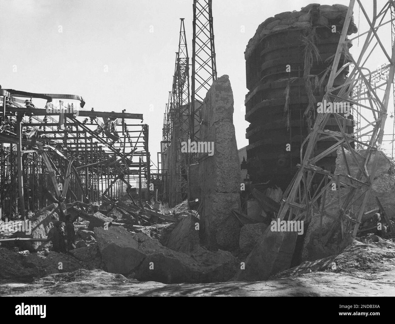 U.S. Far East Air Forces B-29 Superforts completely knocked out this ...
