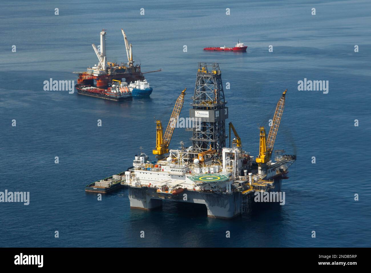 The Development Driller III, which is drilling the primary relief well ...