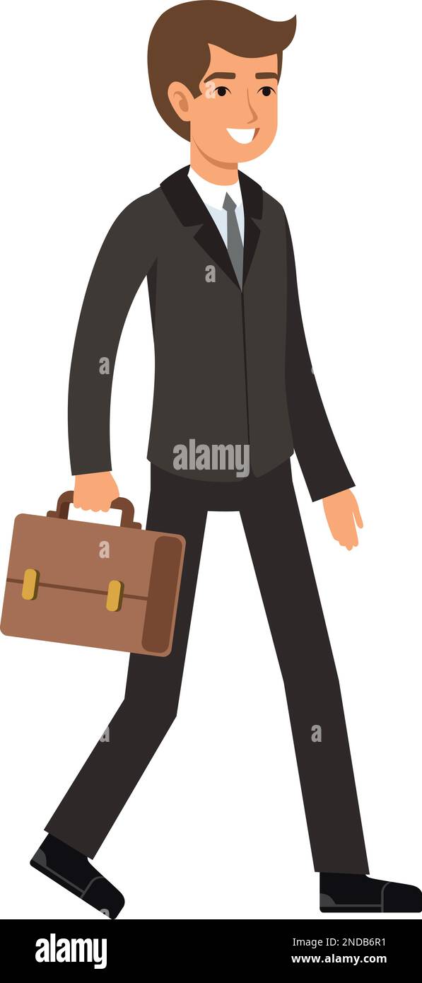 Cartoon man in suit hi-res stock photography and images - Alamy