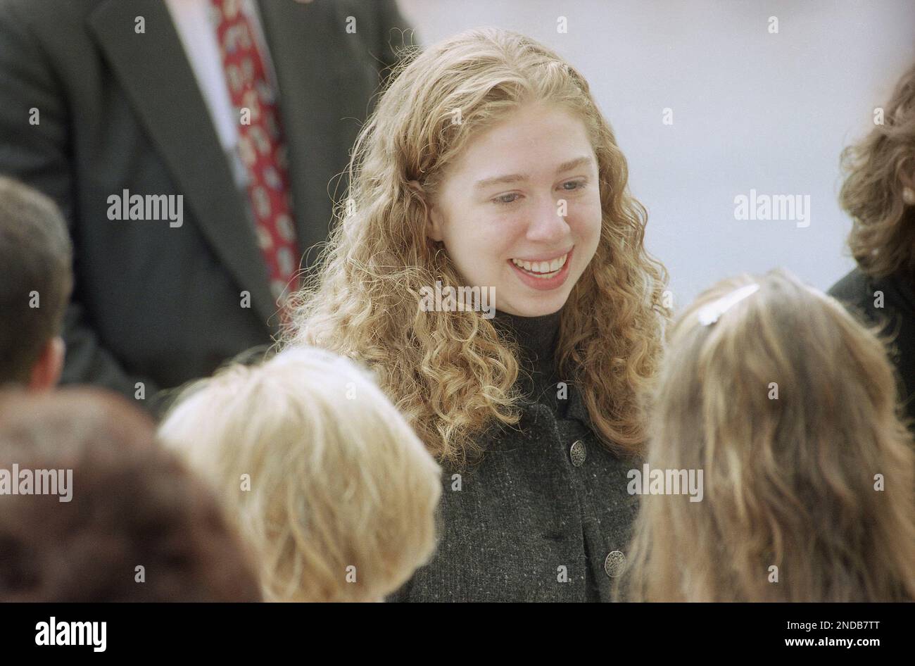 Chelsea Clinton, daughter of President Bill Clinton is shown in ...