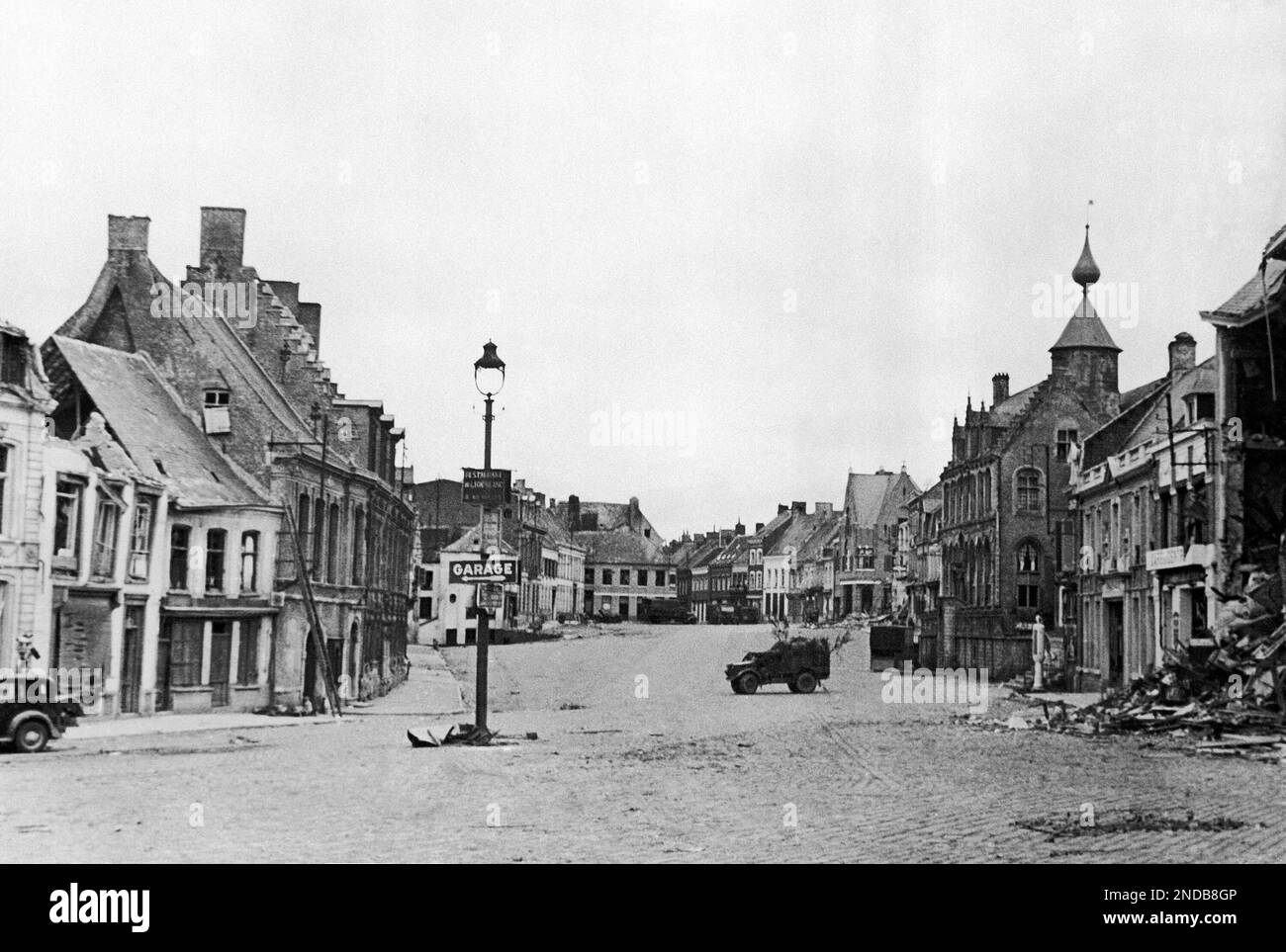 Ypres in 1940 again feels the destructive hand of the German June 24 ...