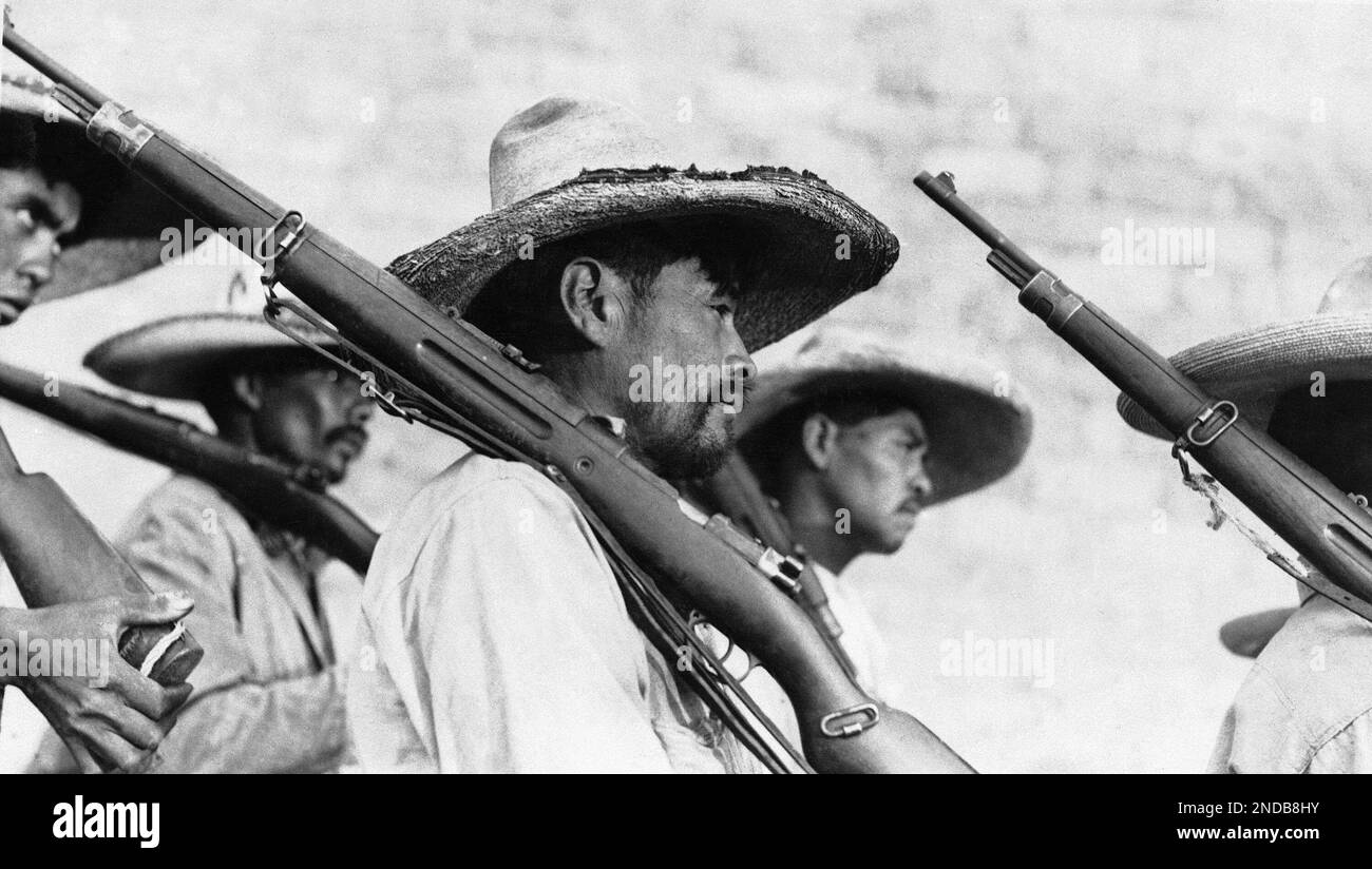 Once agrarian rebels and followers of Gen. Saturnino Cedillo, revolt ...