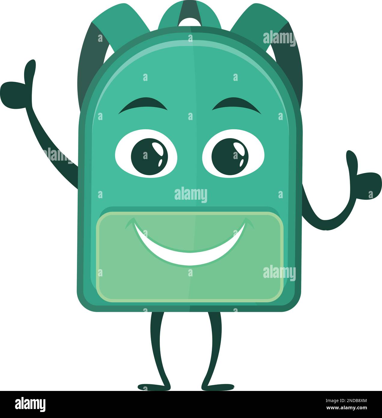 Cartoon backpack hi-res stock photography and images - Alamy