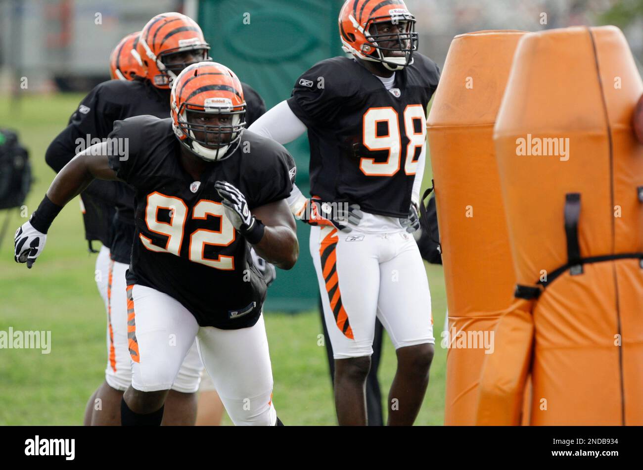 Cincinnati Bengals defensive end Frostee Rucker (92) in action during ...