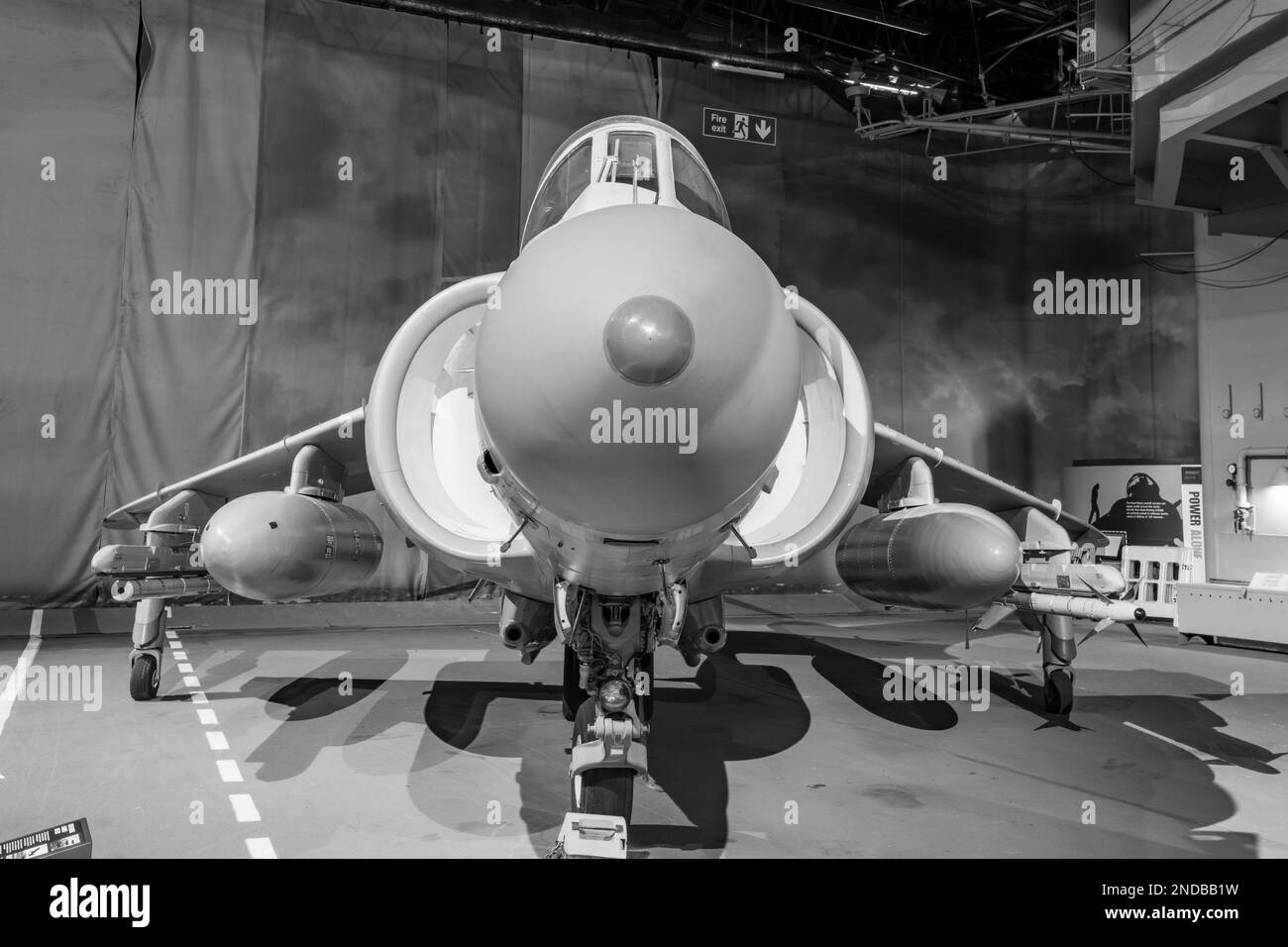 Yeovilton.Somerset.United Kingdom.October 23rd 2022.A Sea Harrier FA.2 ...