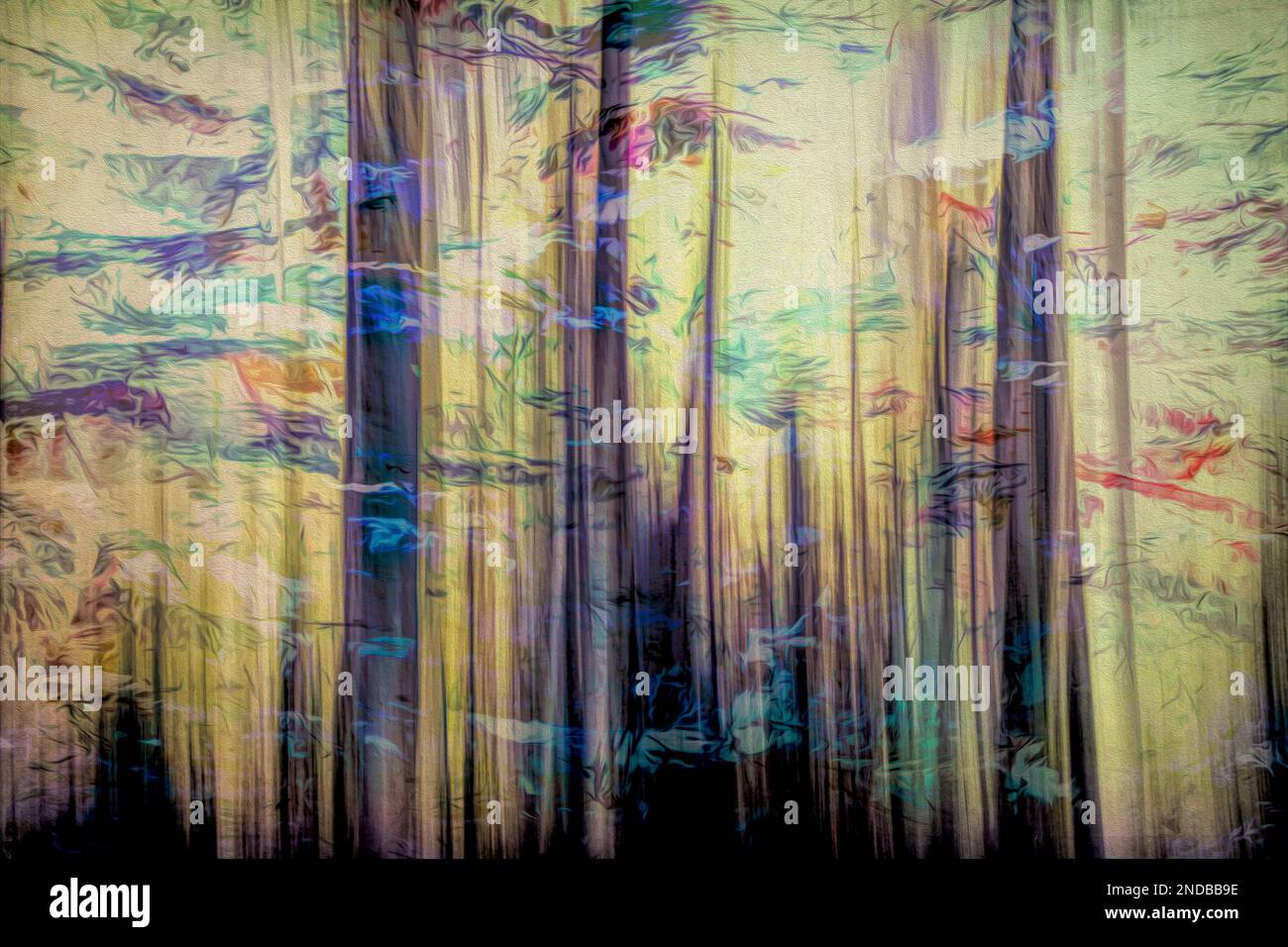 ABSTRACT ART: Blowing in the Wind Stock Photo - Alamy