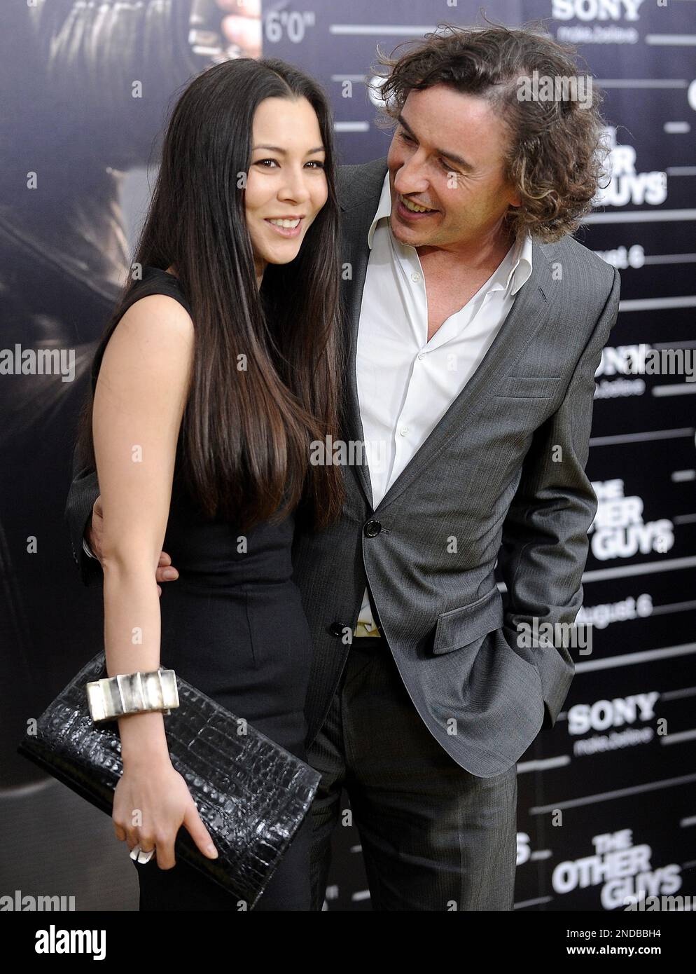British actor Steve Coogan and girlfriend China Chow attend the the ...
