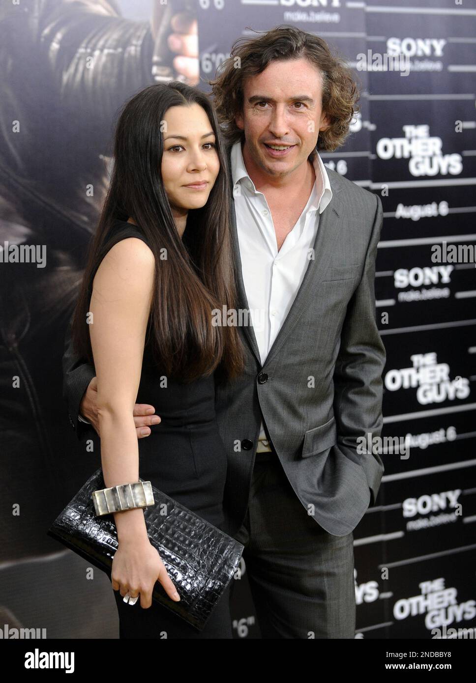 British actor Steve Coogan and girlfriend China Chow attend the the ...