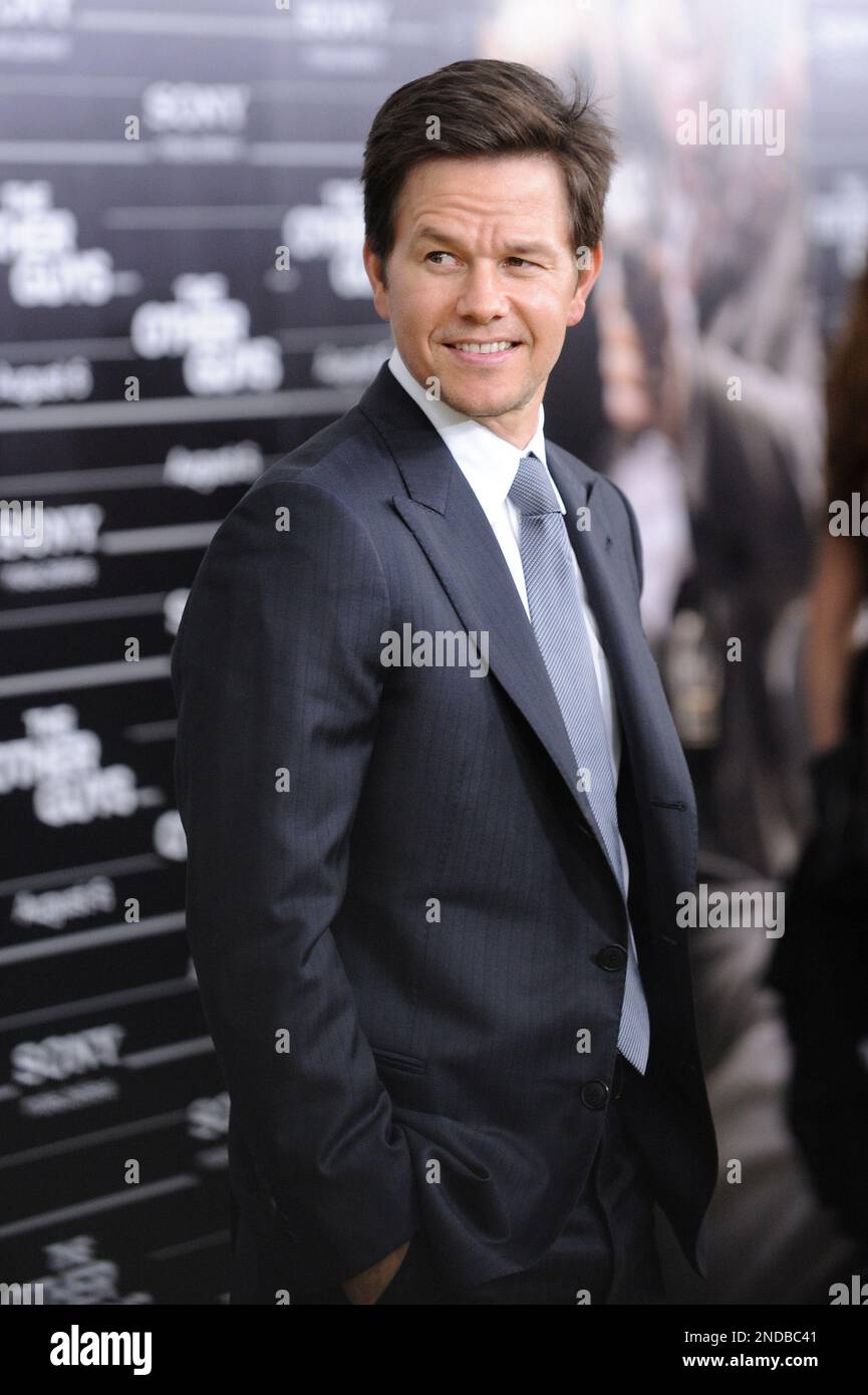 Actor Mark Wahlberg attends the the world premiere of "The Other Guys ...