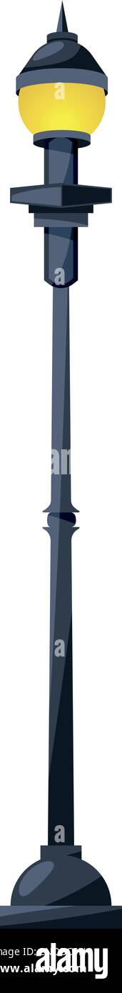 Lamp post cartoon hi-res stock photography and images - Alamy