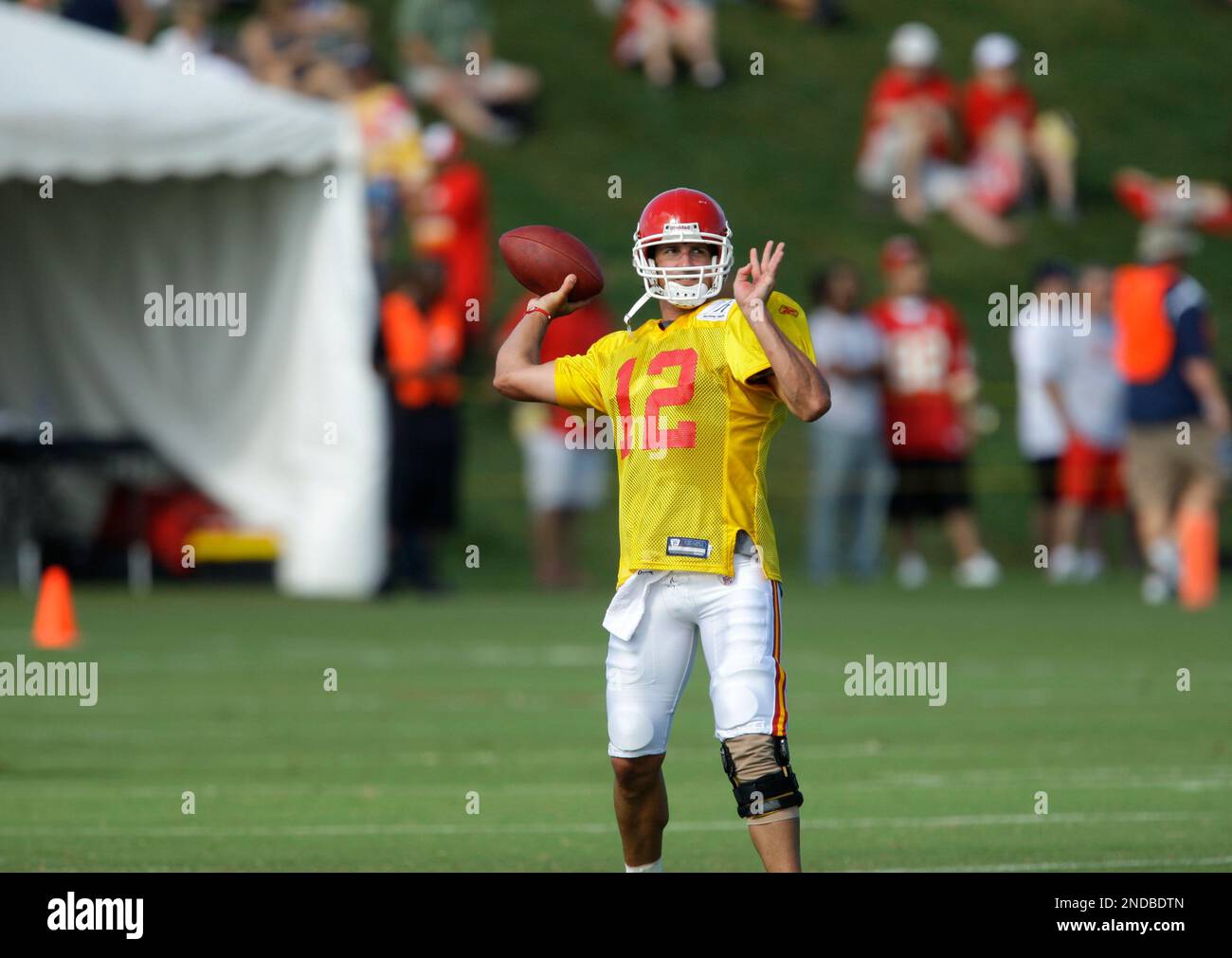 Kansas City Chiefs quarterback Brodie Croyle (12) during football ...