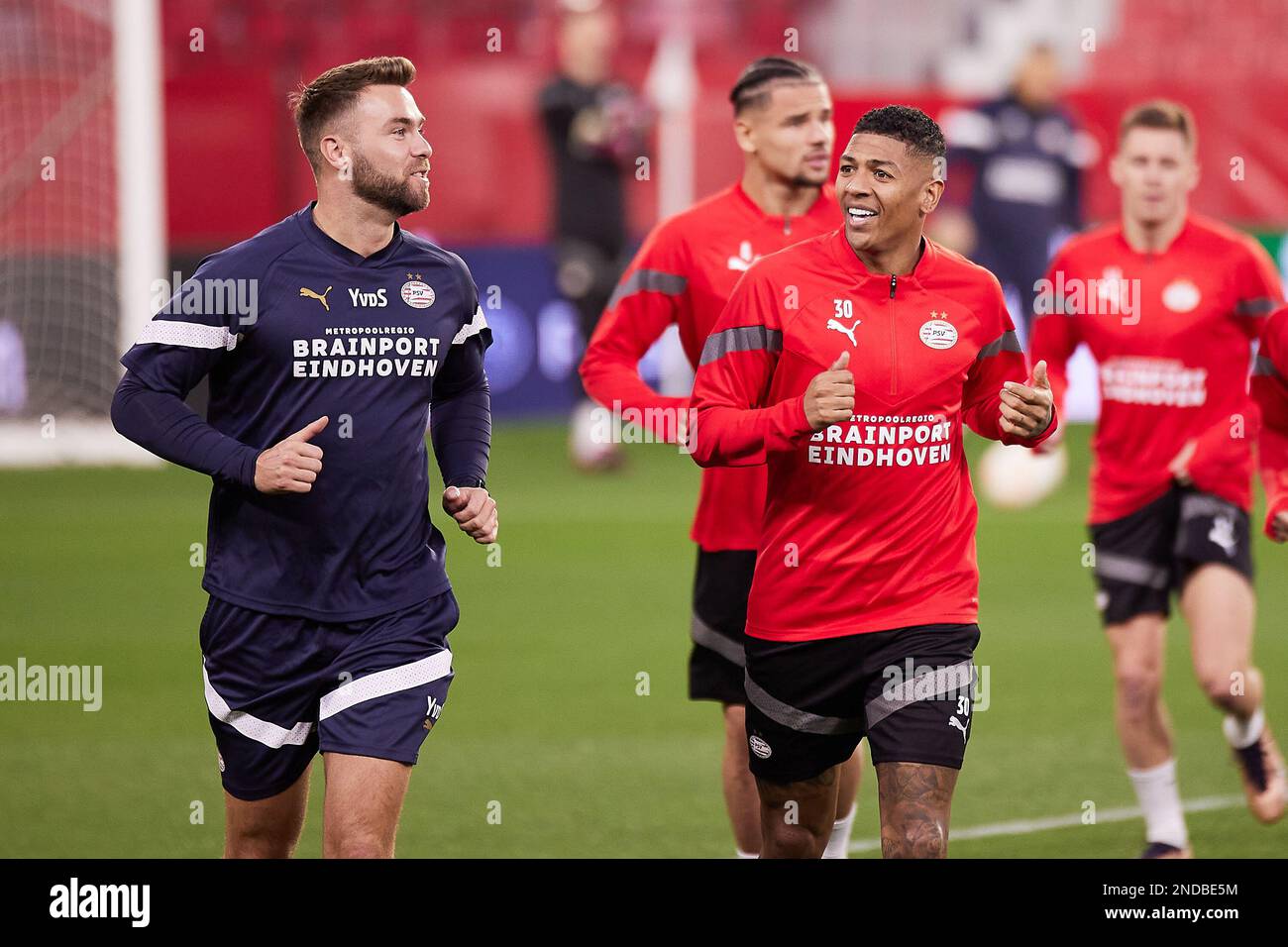 Seville, Spain. 15th Feb, 2023. Patrick van Aanholt (30) of PSV ...