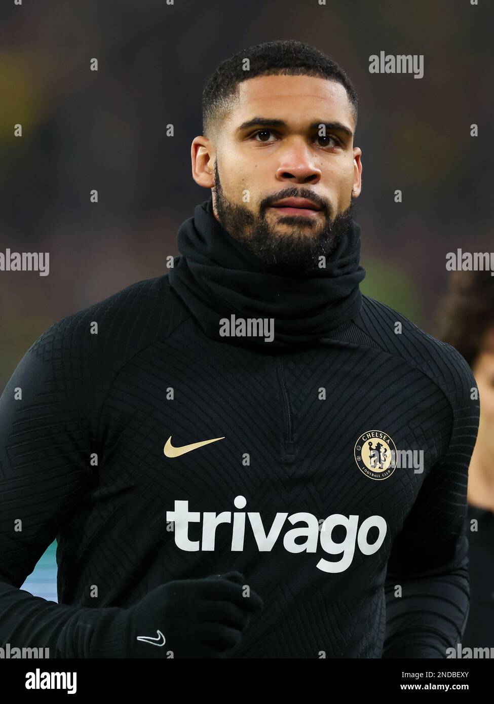 DORTMUND, GERMANY - FEBRUARY 15: Ruben Loftus-Cheek of Chelsea during ...