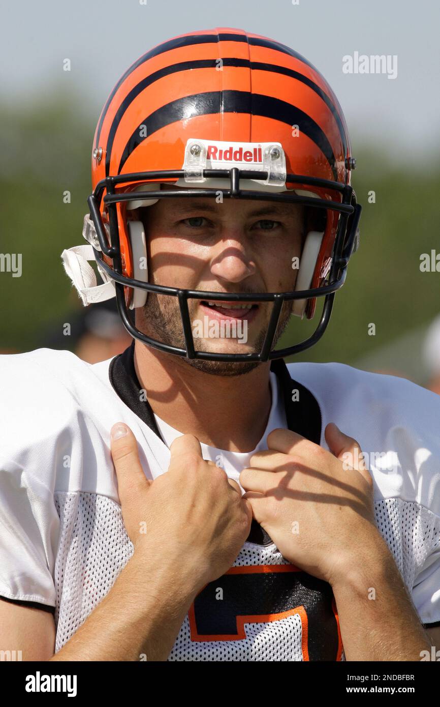 Cincinnati Bengals PK Dave Rayner (3) in action during football ...