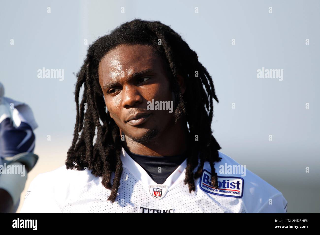 Tennessee Titans running back Chris Johnson is shown during NFL ...