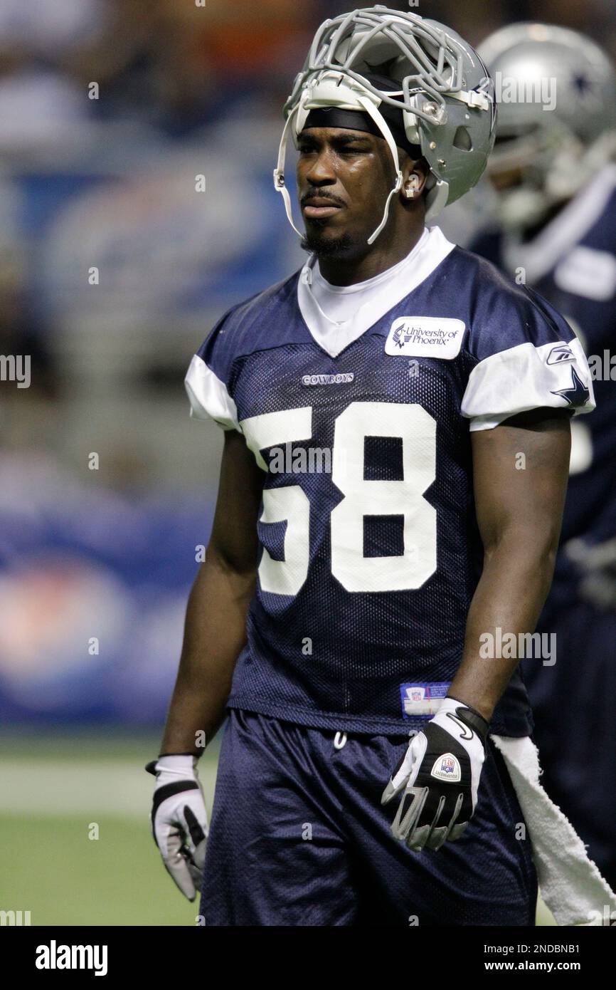 Dallas Cowboys linebacker Jason Williams (58) at Cowboys training camp ...