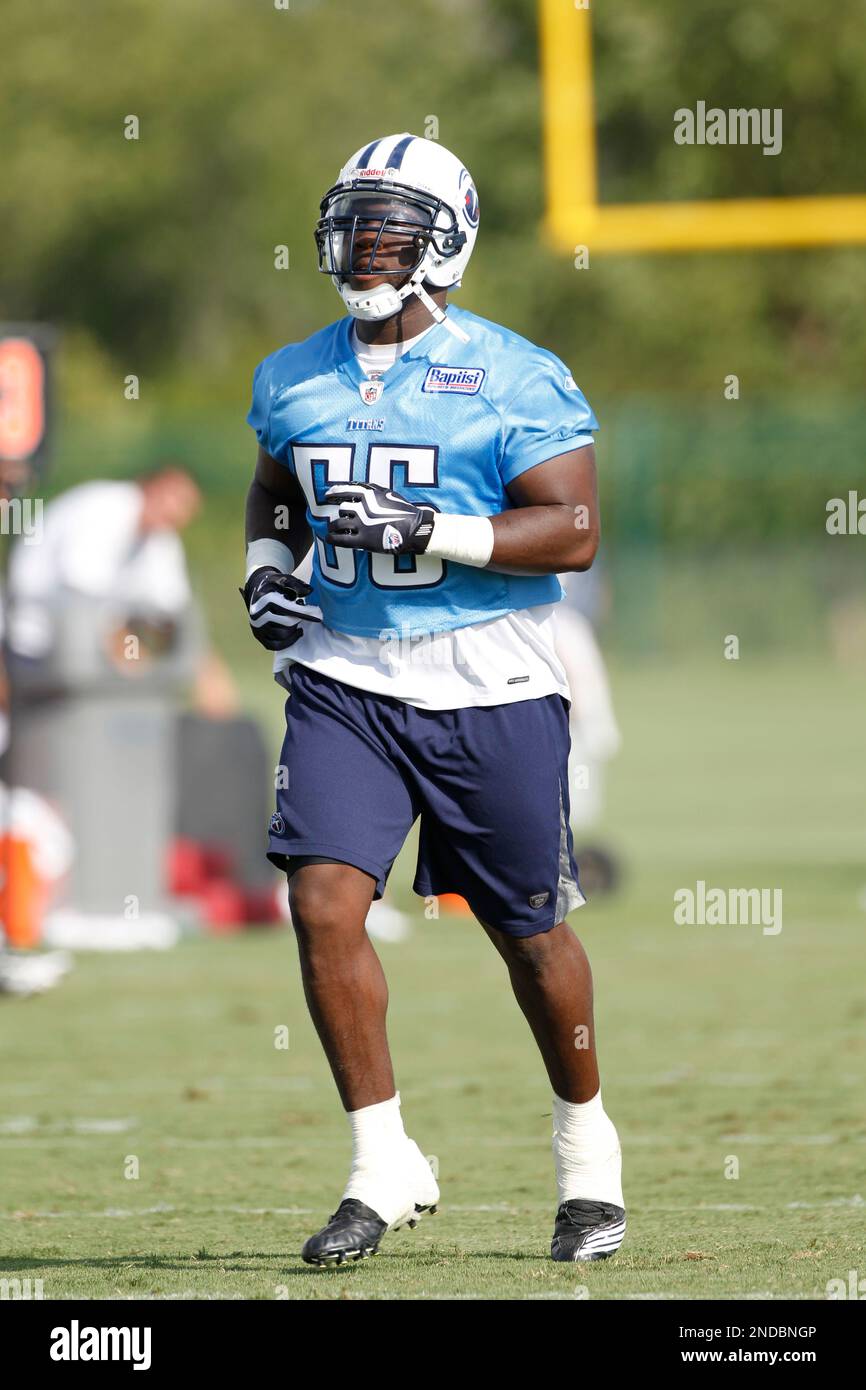 Tennessee Titans linebacker Stephen Tulloch (55) is shown during NFL ...