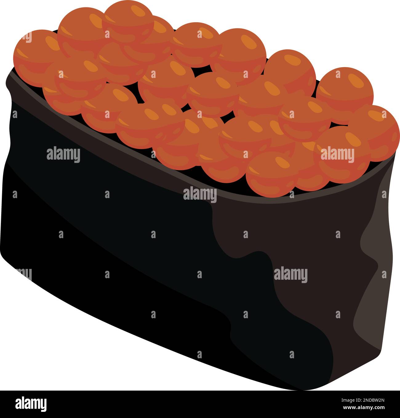 Colorful sushi roll fresh Stock Vector Images - Alamy