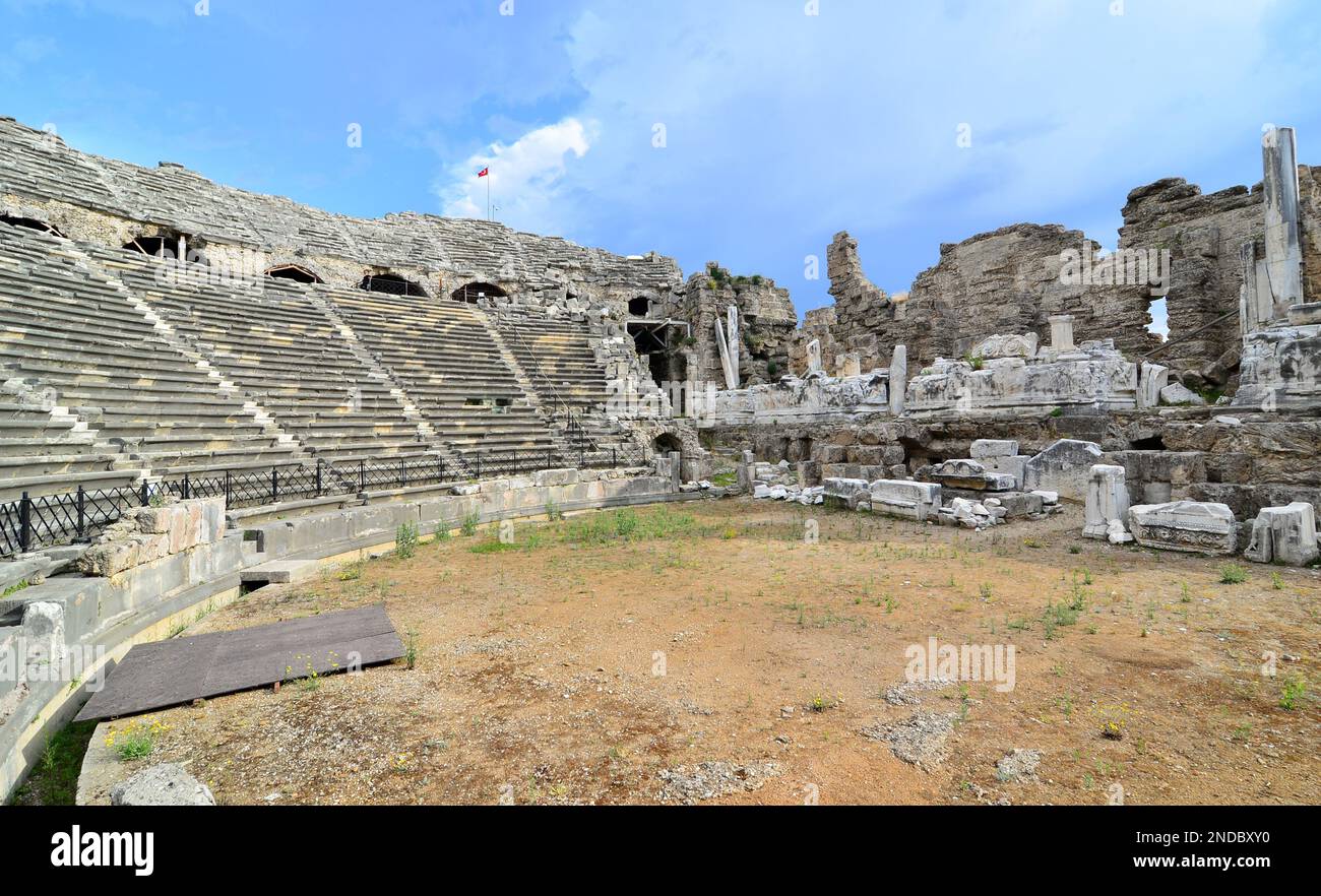 Side Ancient City - Antalya - TURKEY Stock Photo - Alamy