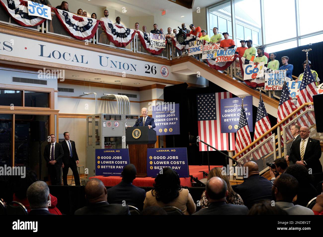 U.S. President Joe Biden delivers remarks on economy at International ...