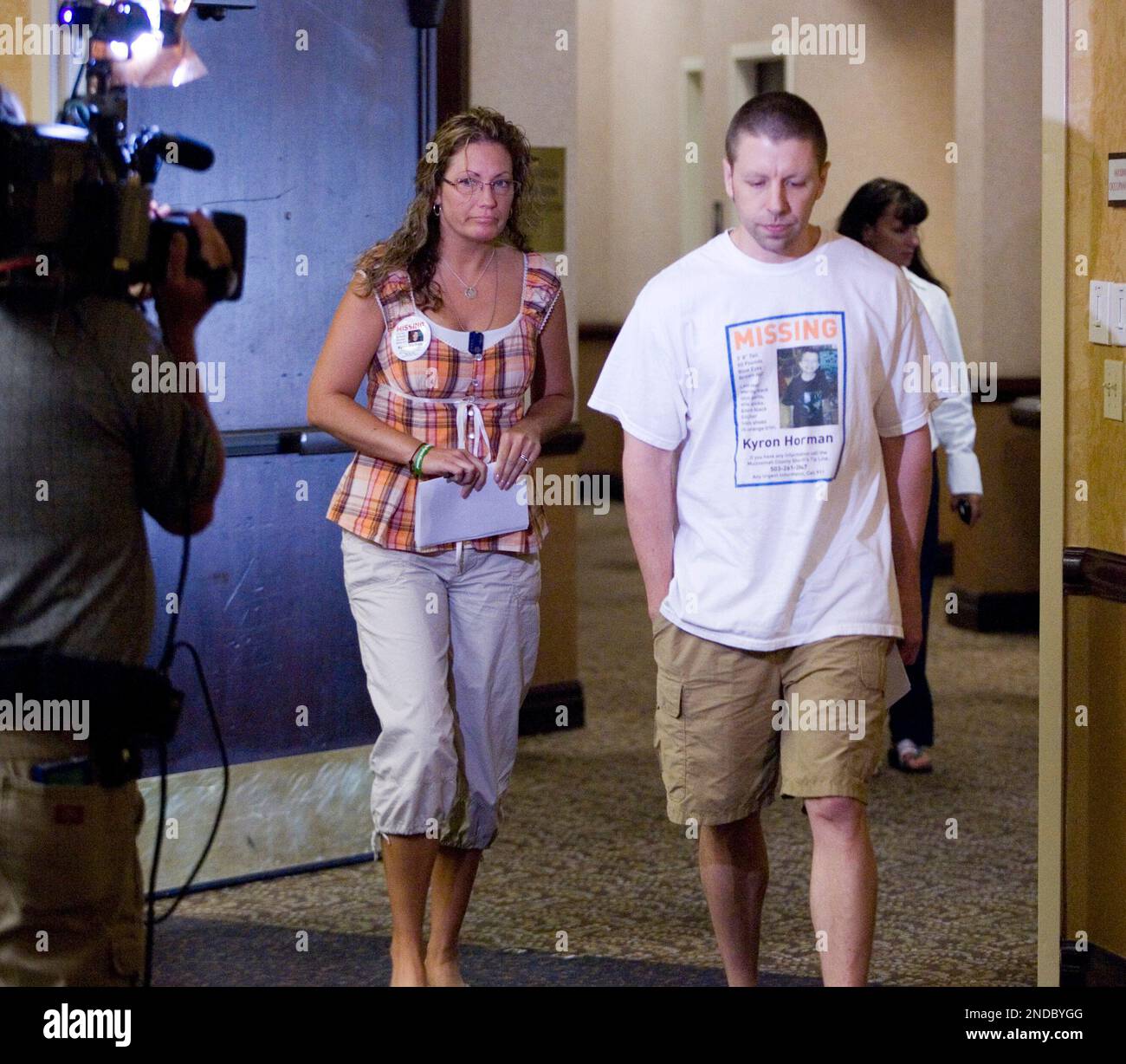 Kaine Horman, right, father of missing seven-year-old Kyron Horman, and ...