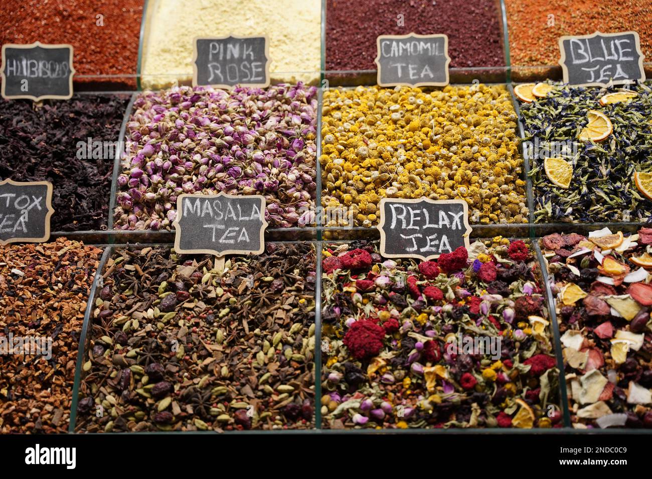 Teas in spice bazaar istanbul hi-res stock photography and images - Alamy