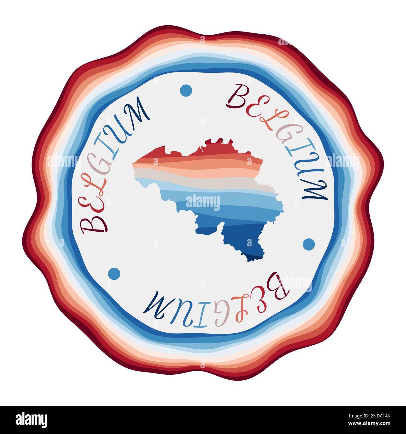 Belgium badge Stock Vector Images - Alamy