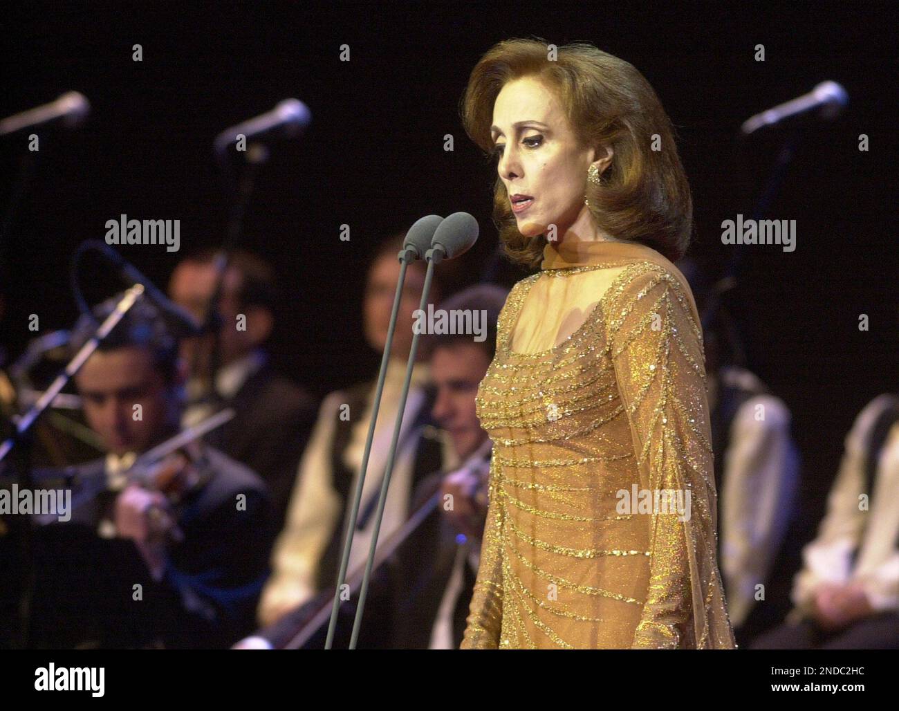 In this photo taken on Aug. 9, 2002, Lebanon's diva Fairouz performs a ...