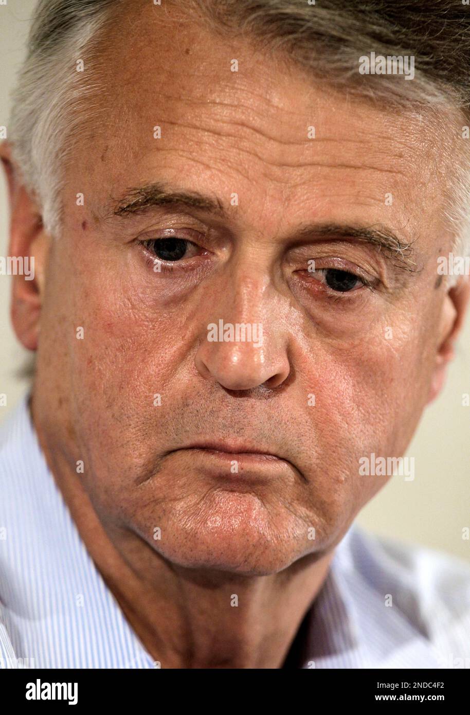 Patrick Daniel, CEO of Enbridge Inc., a Canadian company, listens ...