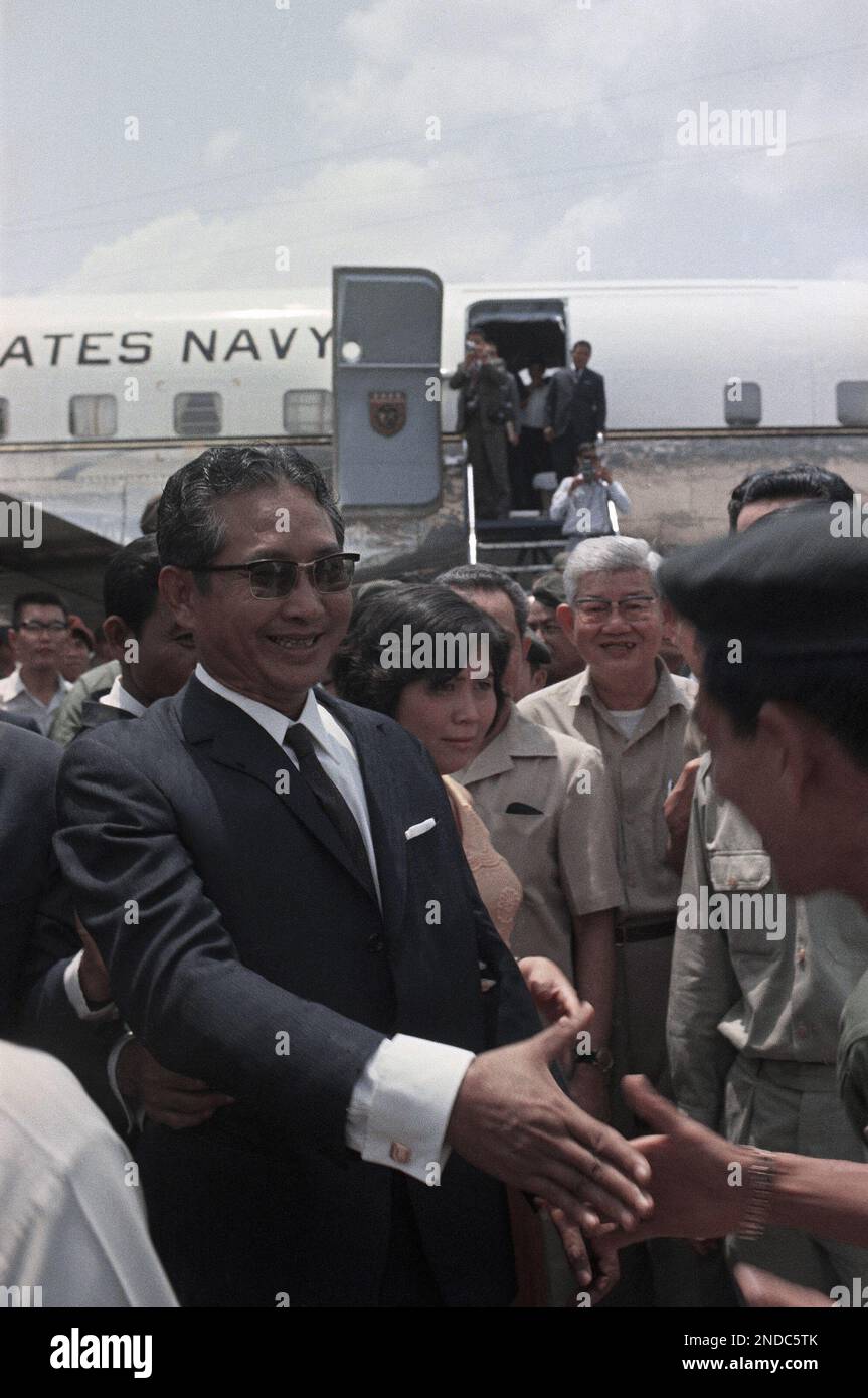 Lon Nol, Cambodian Premier who resigned for reasons of health as he ...