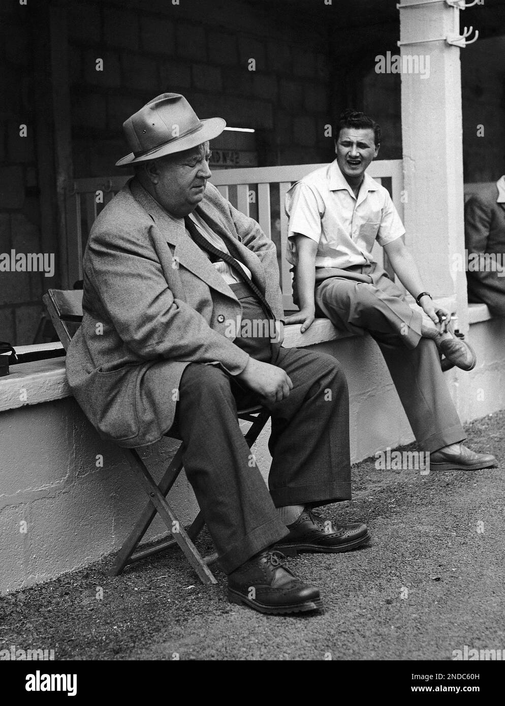 Alfred Neubauer, head man of the German Mercedes factory’s racing team ...