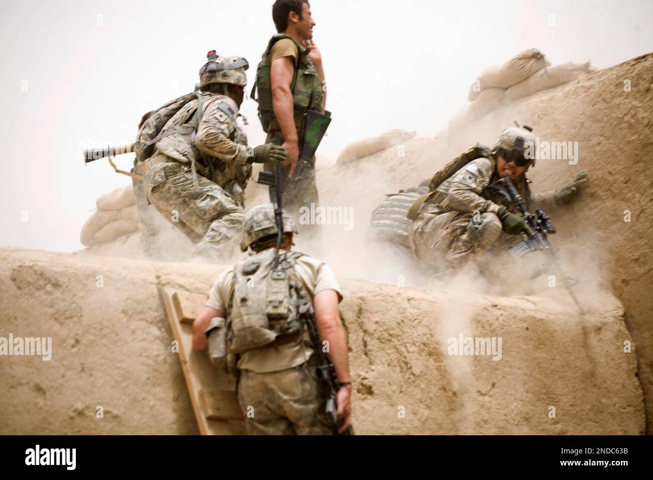 FILE - In this July 22, 2010 file photo, U.S. Army troops from the 1st ...