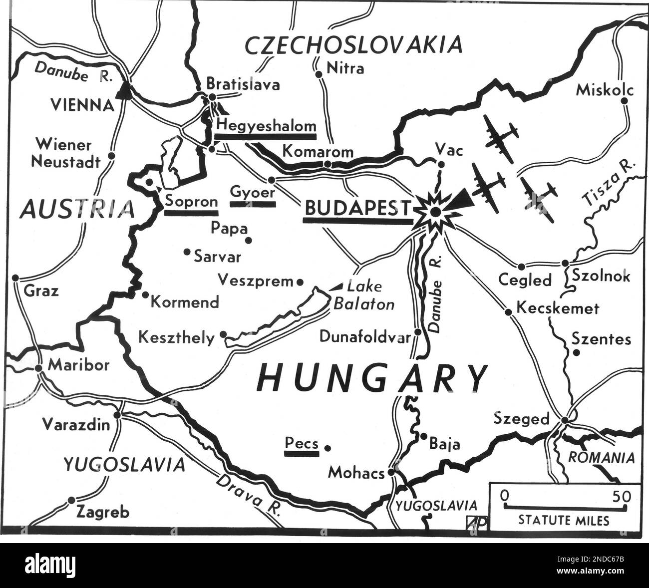Map locates Hungarian Capital of Budapest where Russians were attacking ...