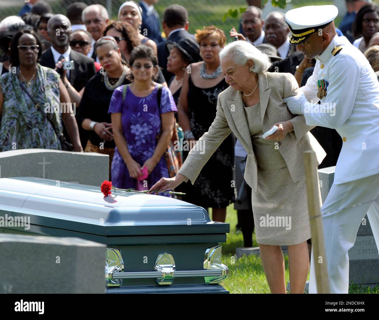 Edna Watson, wife of Lt. Col Spann Watson, who served during World War ...