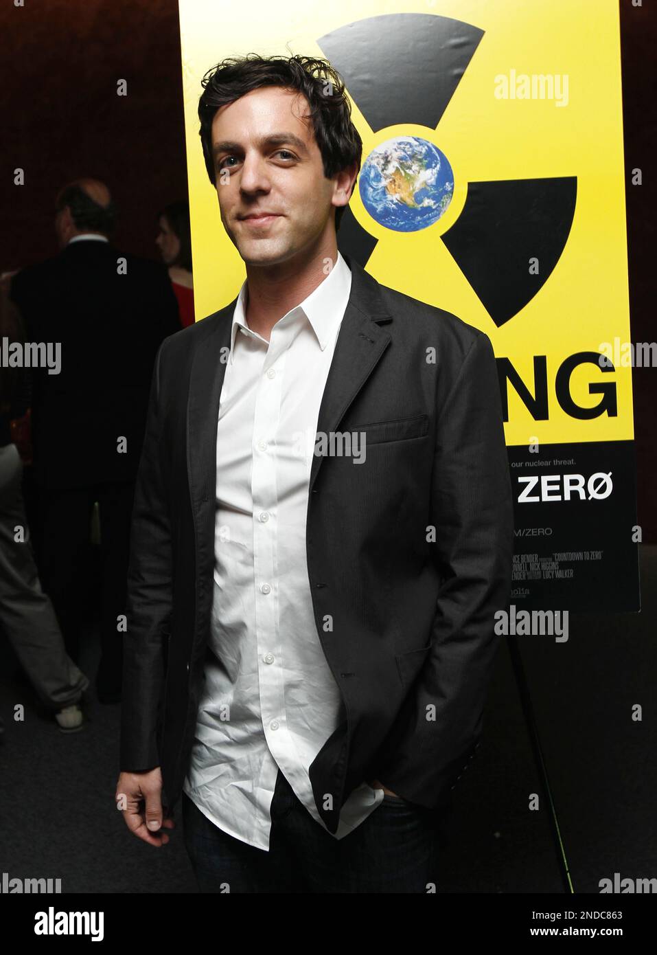 Actor B.J. Novak arrives at the premiere of "Countdown to Zero" in Los ...