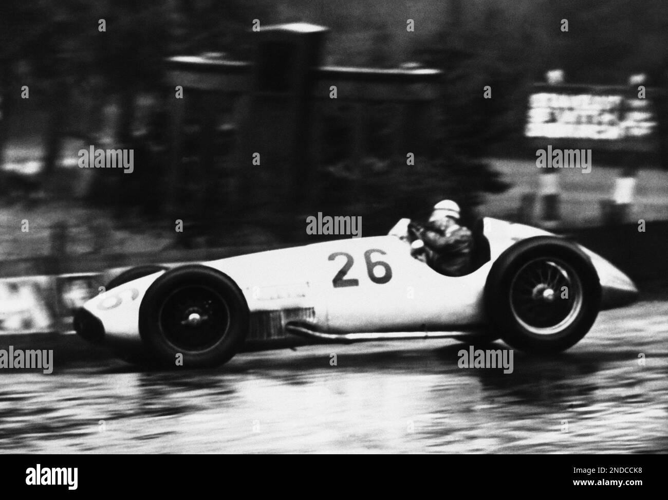 British racing driver Richard Seaman racing during the Belgian Grand ...