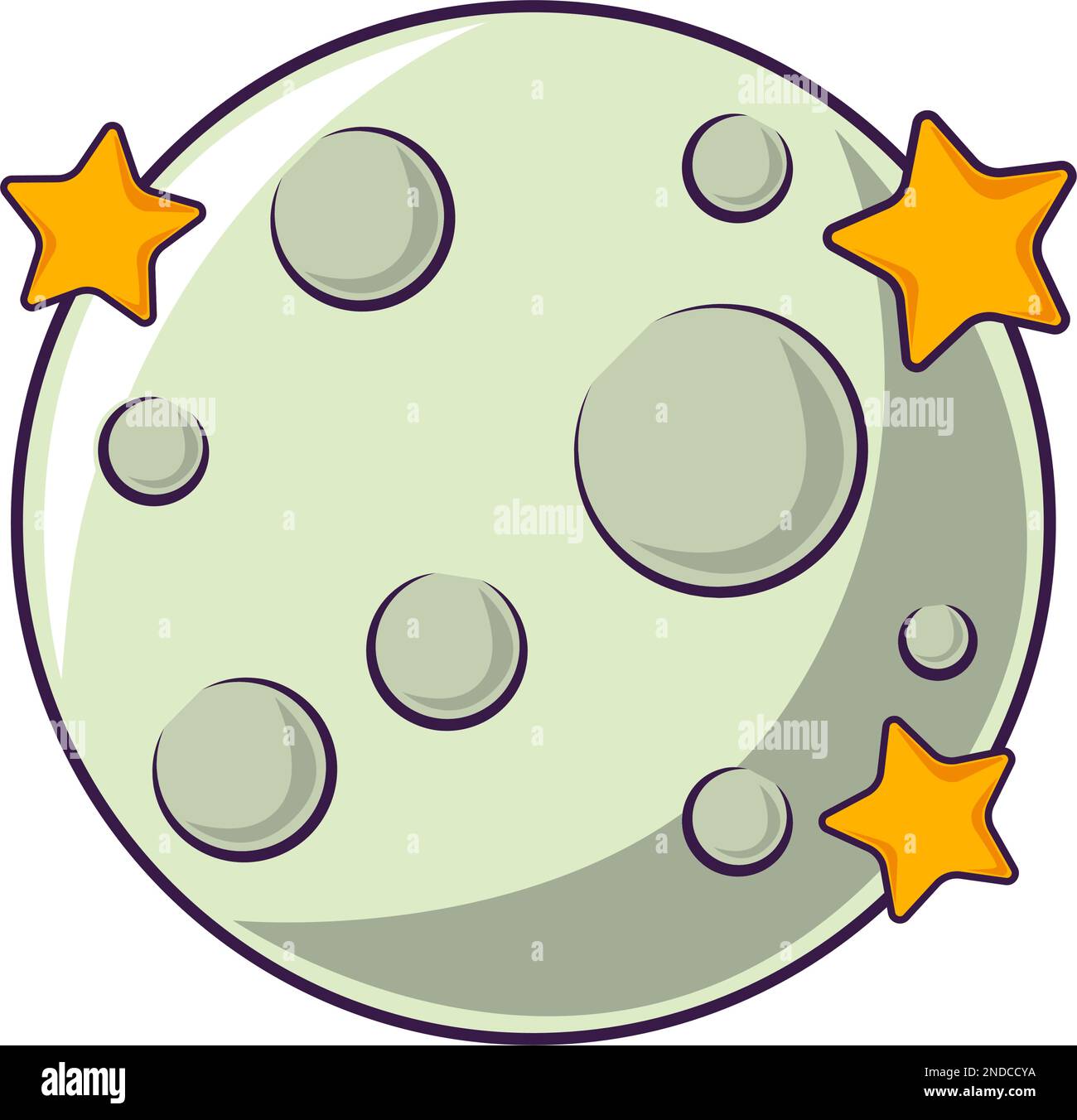 space moon and stars Stock Vector Image & Art - Alamy