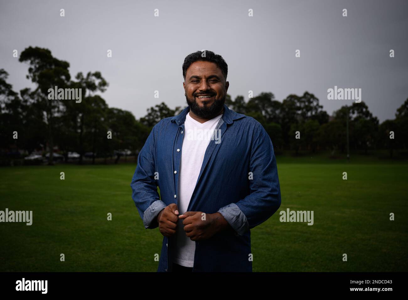Iraqi refugee Ali Matar poses for a photograph, in Sydney, Tuesday ...