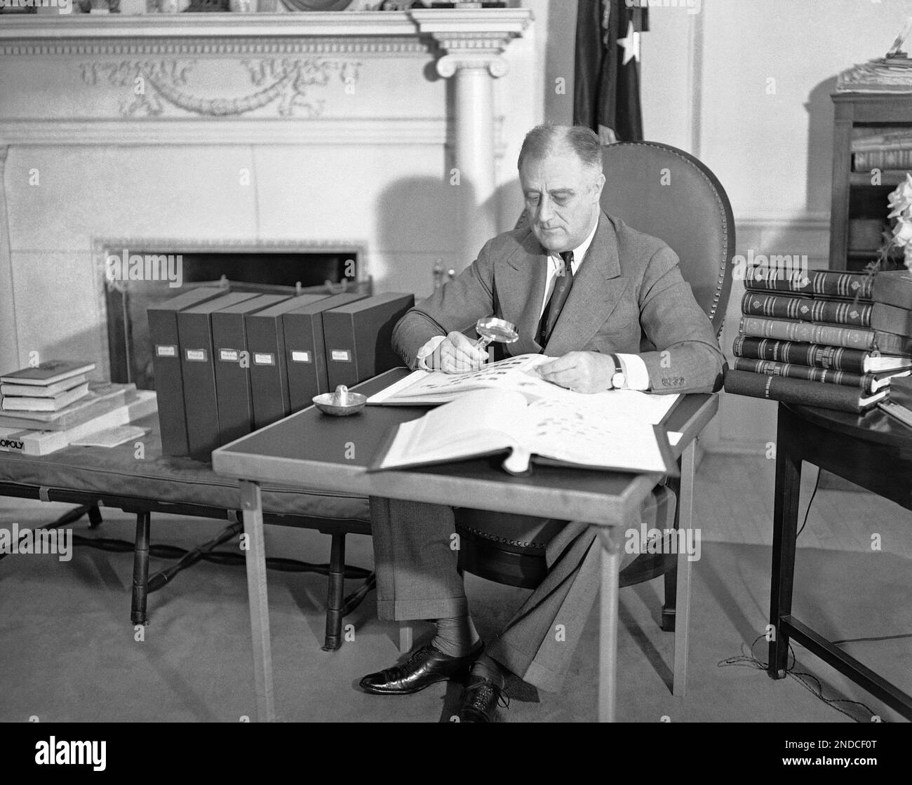 President Franklin D. Roosevelt is a stamp collector and, like most ...