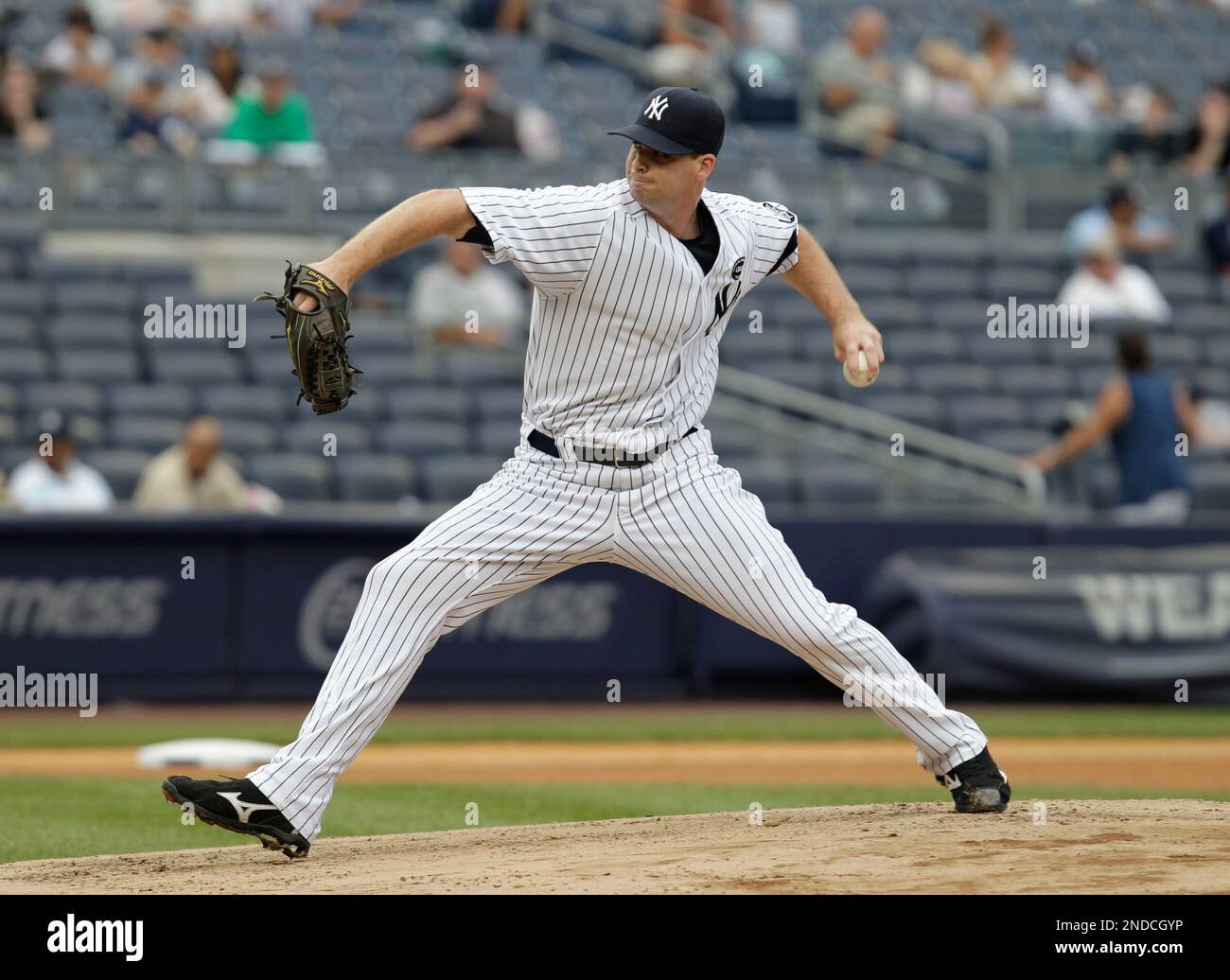 New York Yankees left-handed relief pitcher Boone Logan (48) delivers ...