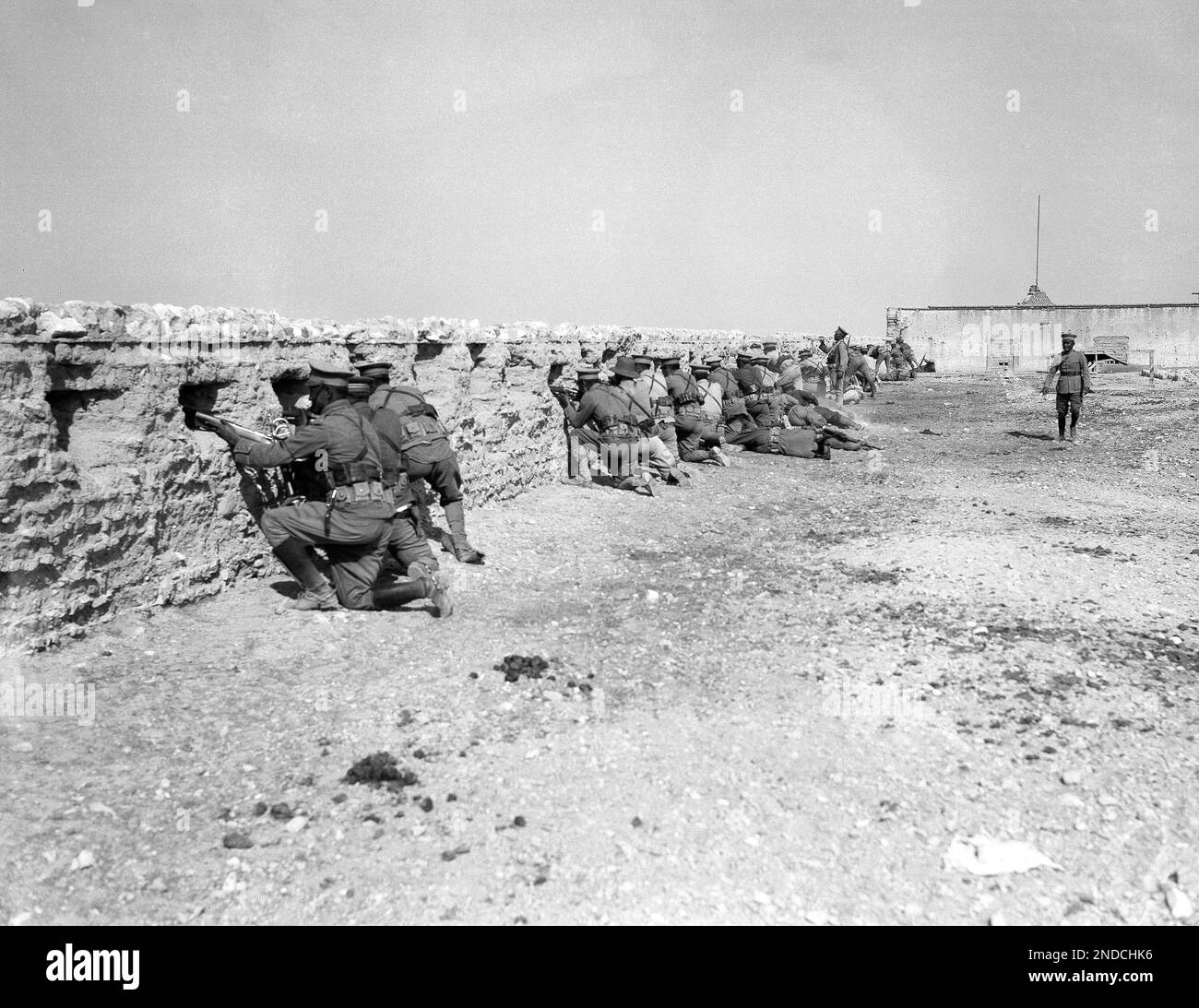Mexican rebel troops at Juarez, Chihuahua, March 15, 1929, which they ...