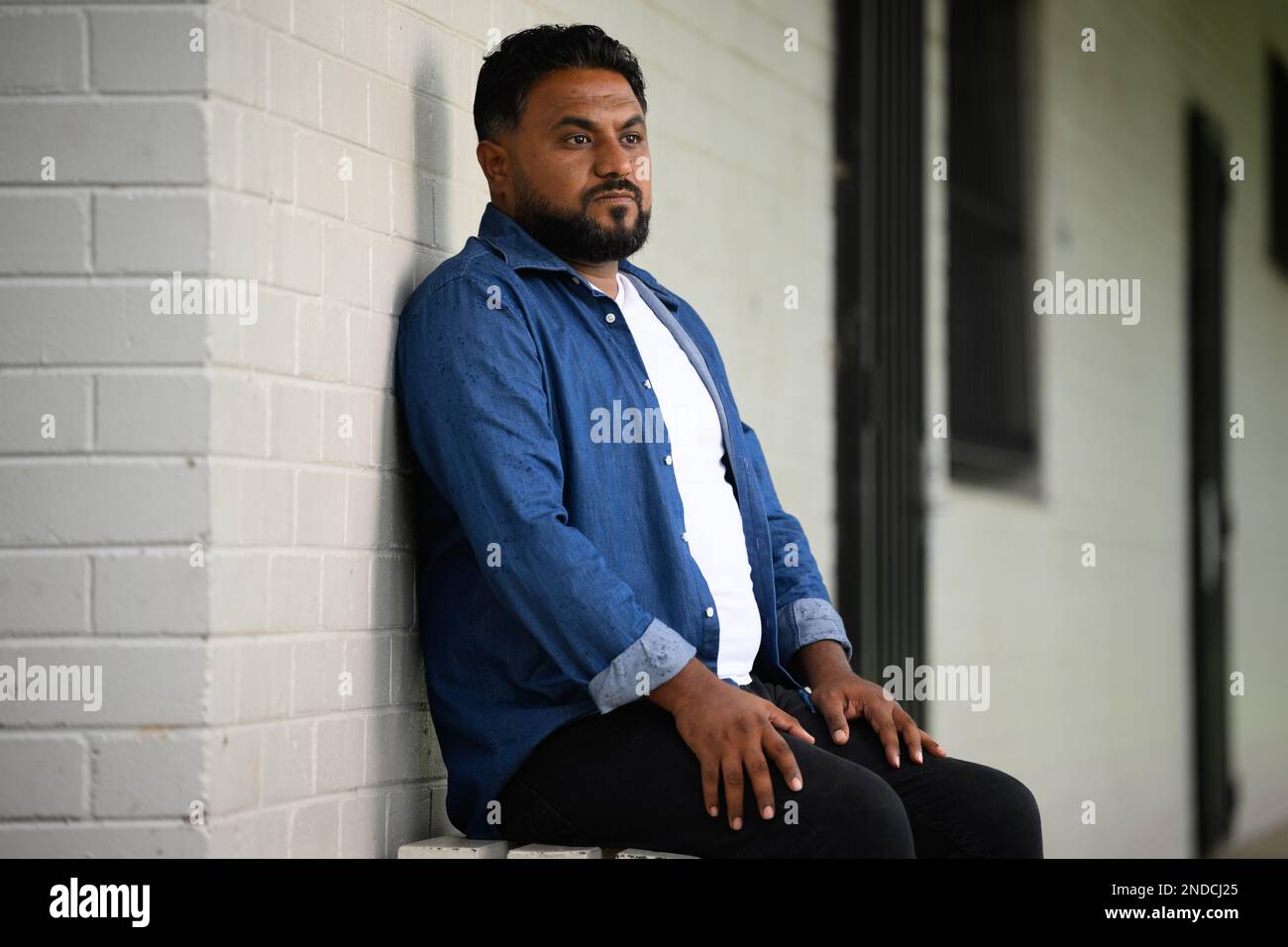 Iraqi refugee Ali Matar poses for a photograph, in Sydney, Tuesday ...