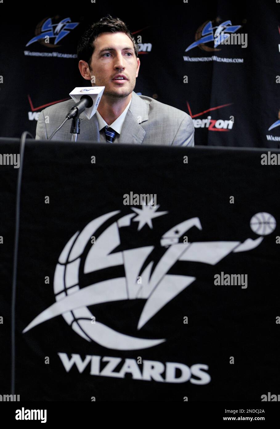 Kirk Hinrich, the newly acquired basketball player for the Washington ...