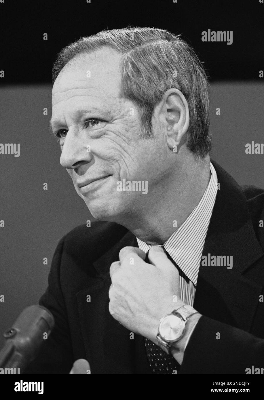 Treasury Secretary W. Michael Blumenthal is pictured on CBS’ “Face the ...